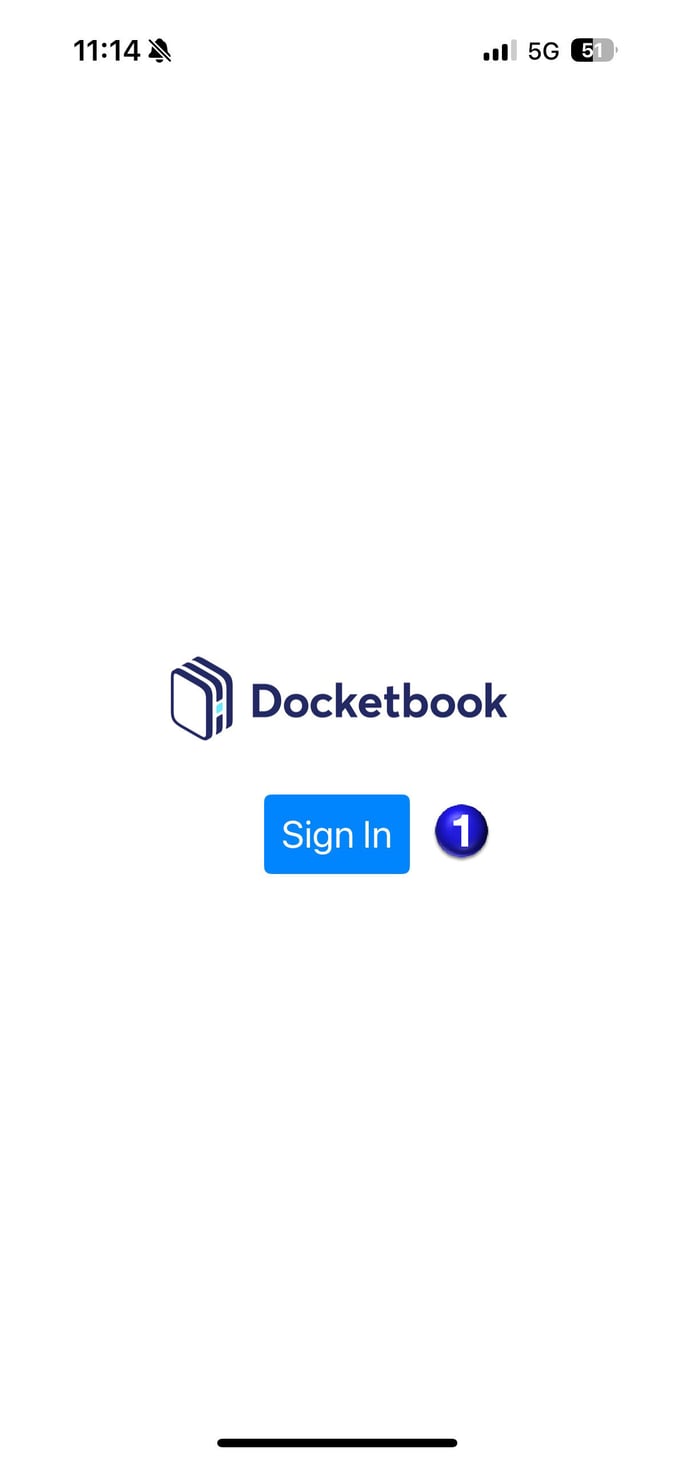 Sign in to Docketbook - Site Dockets App