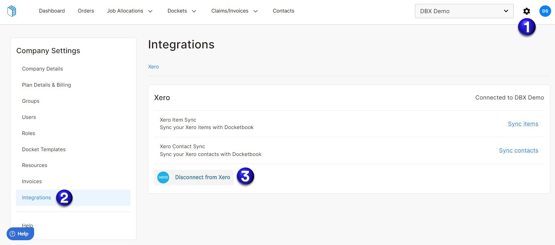 Xero Error Syncing Items or Contacts